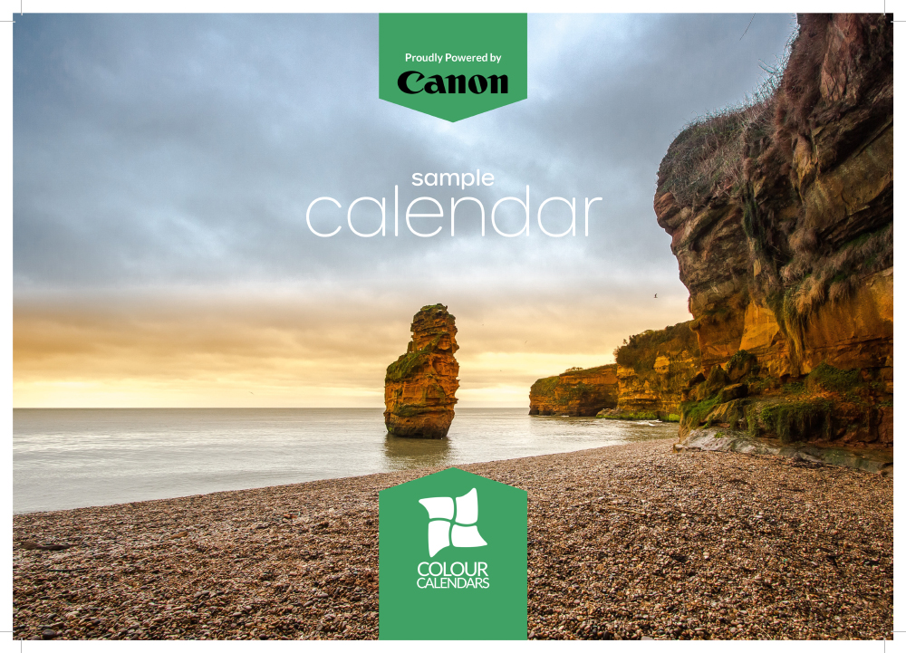 A3 Double Page Sample Calendar