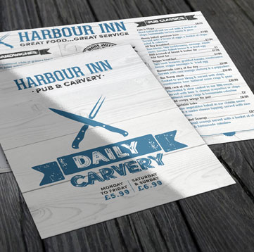 350gsm Flat Menus - Extra Thick Laminate