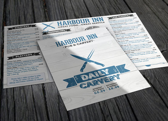 350gsm Flat Menus - Extra Thick Laminate