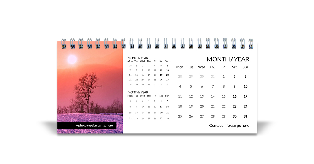 Desktop Calendar Printing