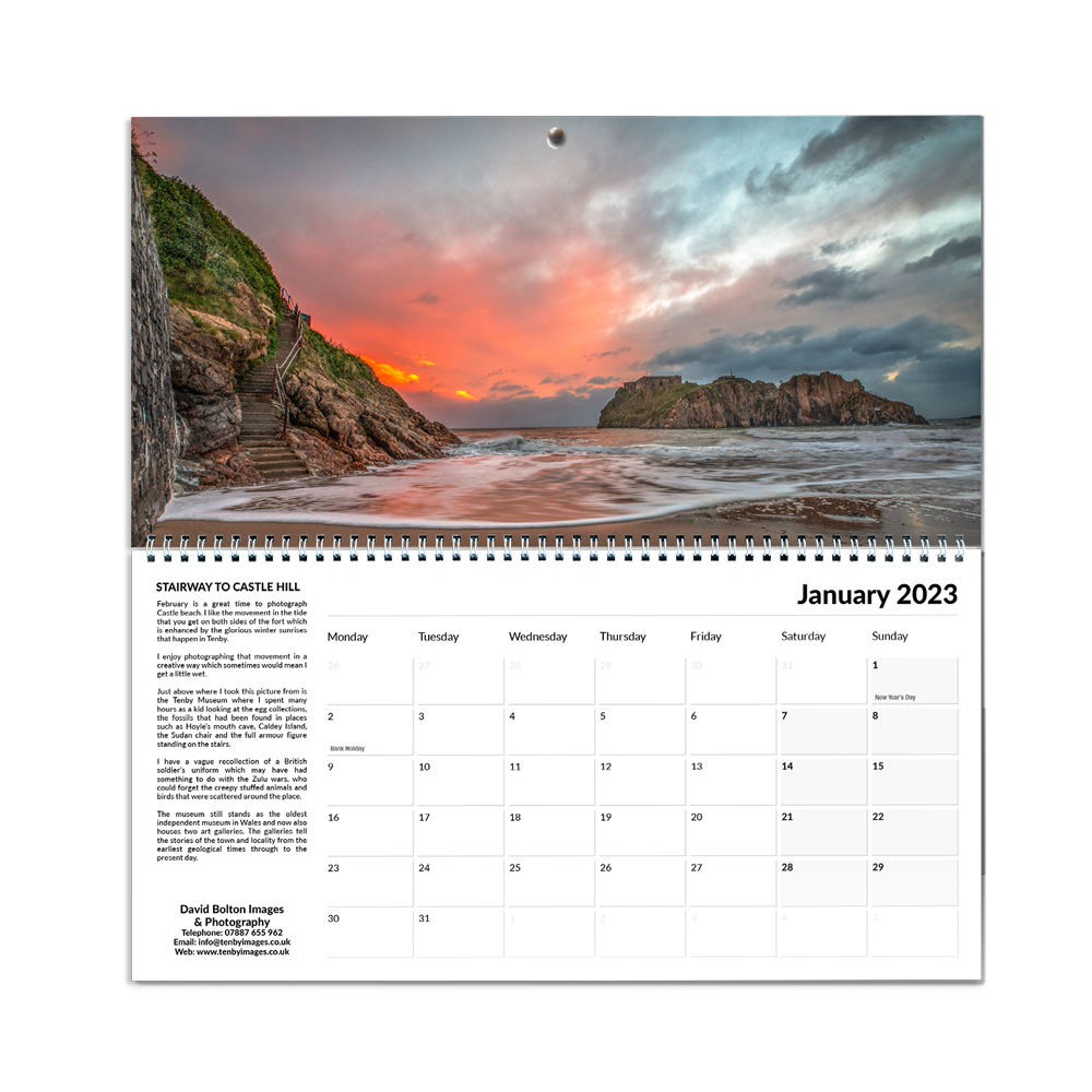 Double Page Wall Calendar Printing